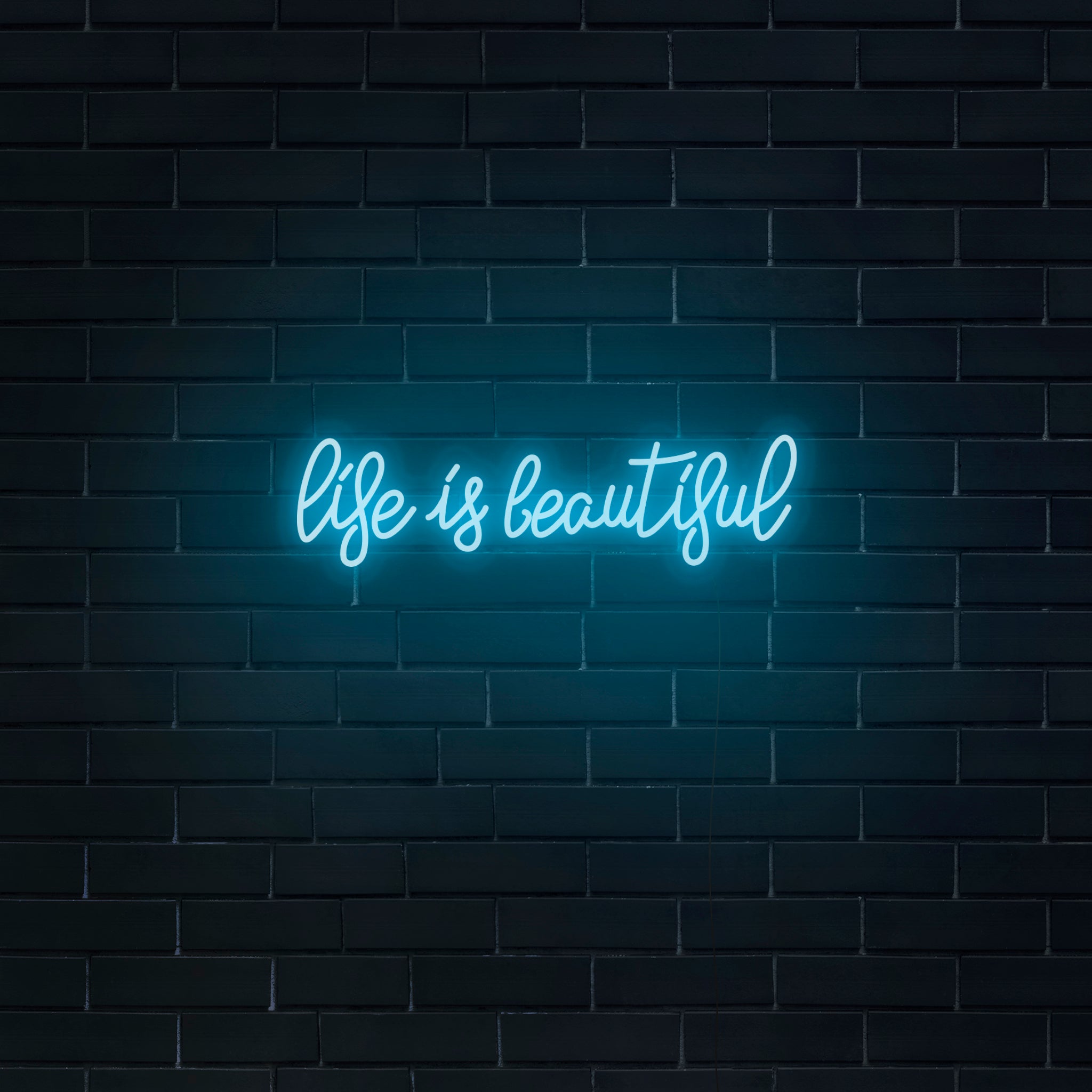'Life Is Beautiful' Neon Sign | Nuwave Neon